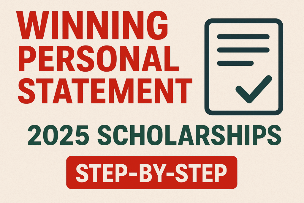How to Write a Winning Personal Statement for Scholarships (2025 Guide ...